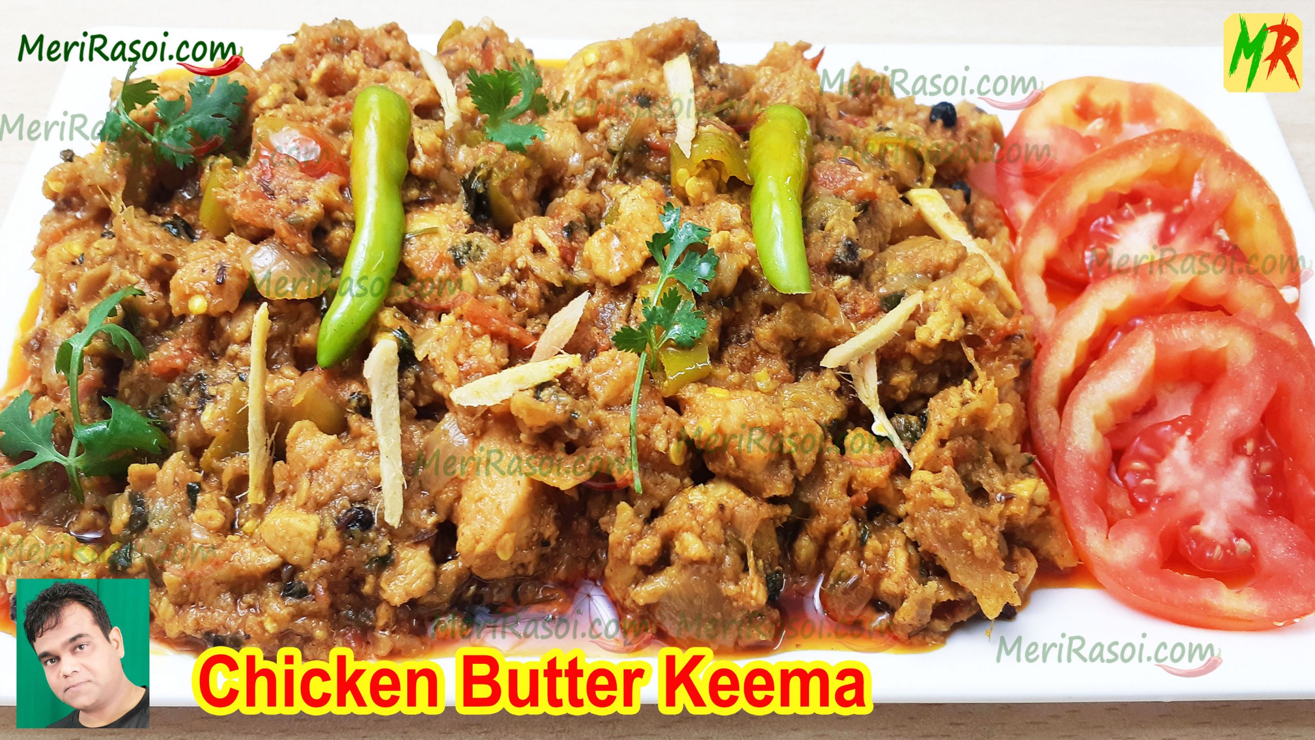 Dhaba Style Chicken Keema Recipe | Minced Butter Chicken Recipe ...